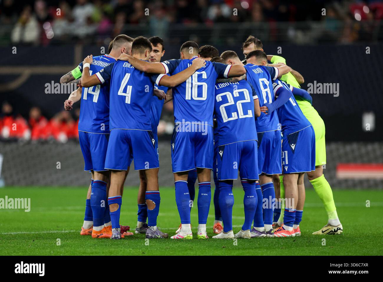 Slovakia players seen during European World Cup Qualifiers 2026 ...