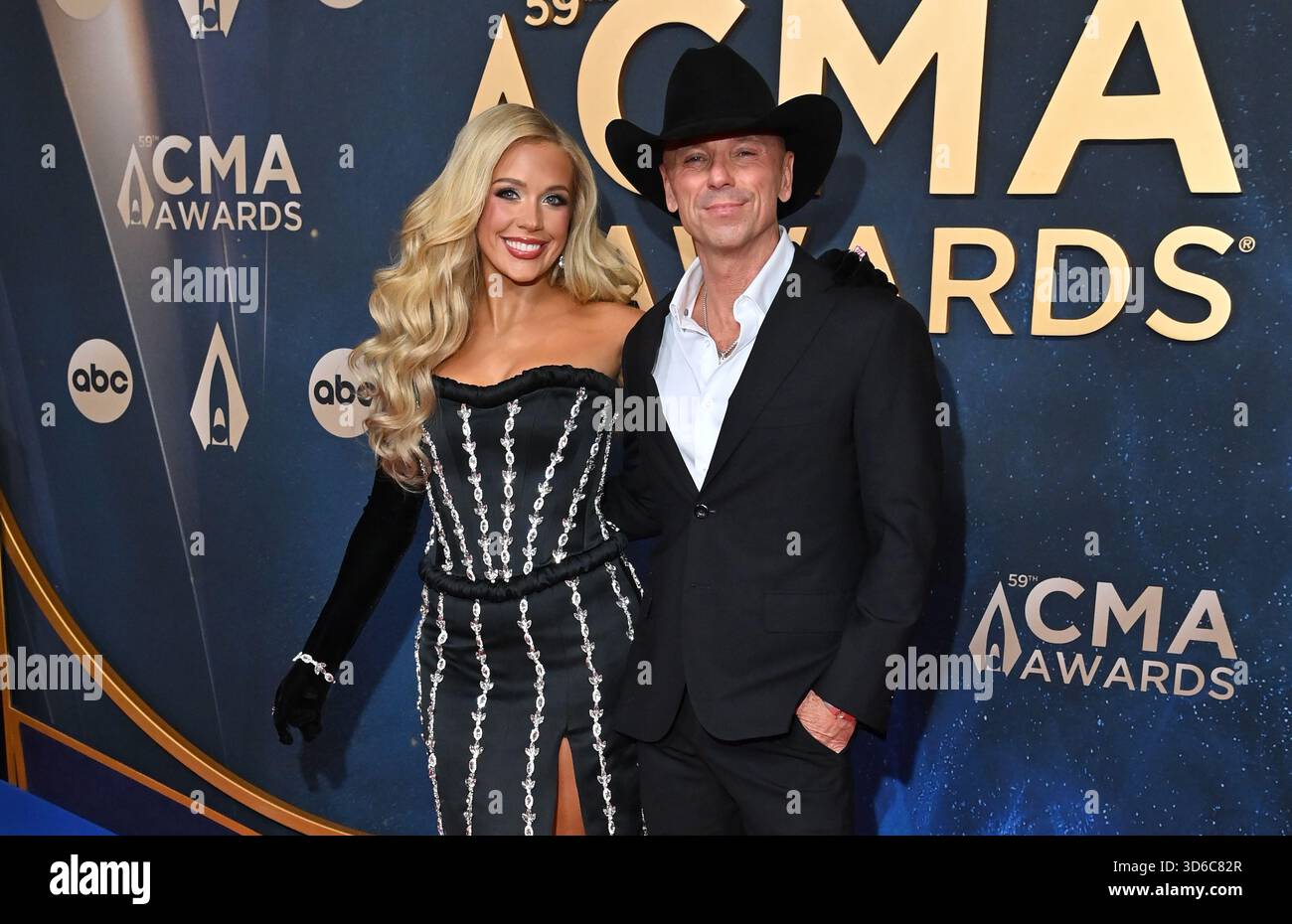 Megan Moroney and Kenny Chesney arriving at the 59th Annual Country ...