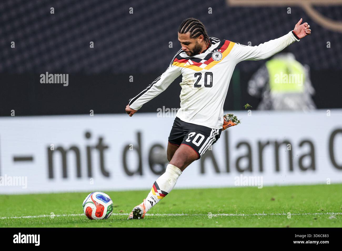 Serge Gnabry of Germany seen in action during European World Cup ...