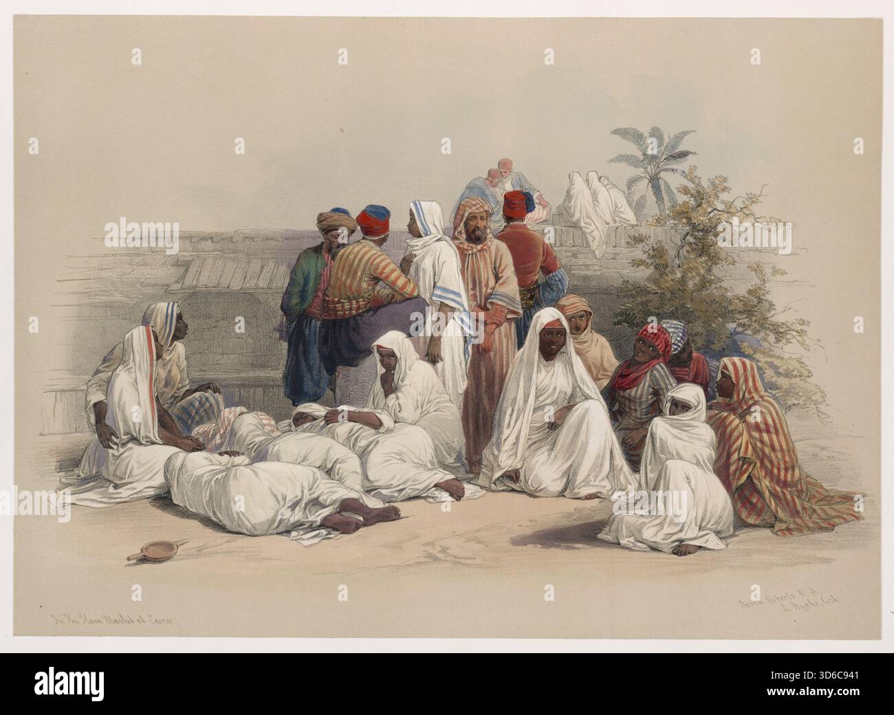 "In the slave market at Cairo. (1846-1849). David Roberts (Scottish ...