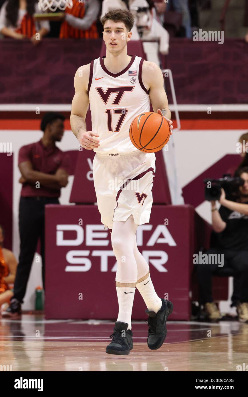 November 19, 2025: Virginia Tech Hokies guard Neoklis Avdalas (17 ...