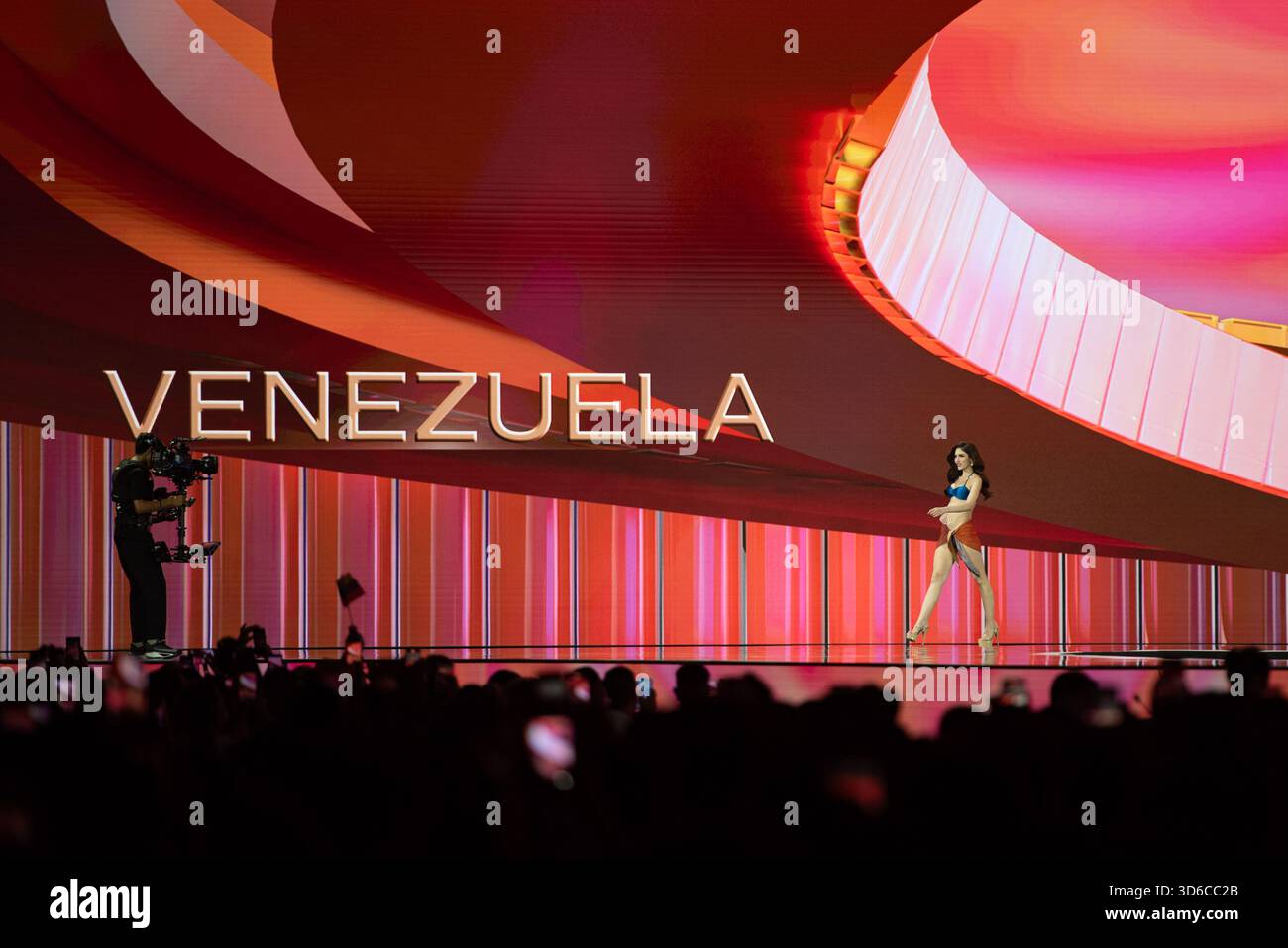 Stephany Adriana Abasali Nasser, contestant from Venezuela, pose in the ...