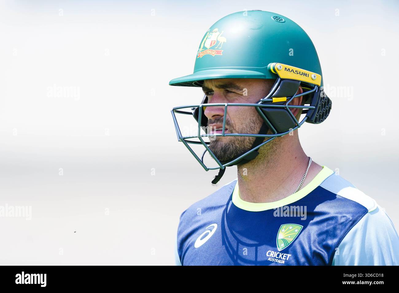 Australia's Jake Weatherald walks into bat during a nets session at the ...