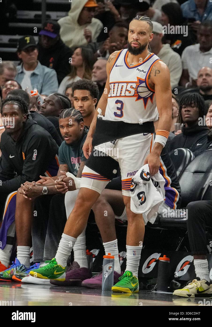 Phoenix Suns forward Dillon Brooks (3) during of an NBA basketball game ...