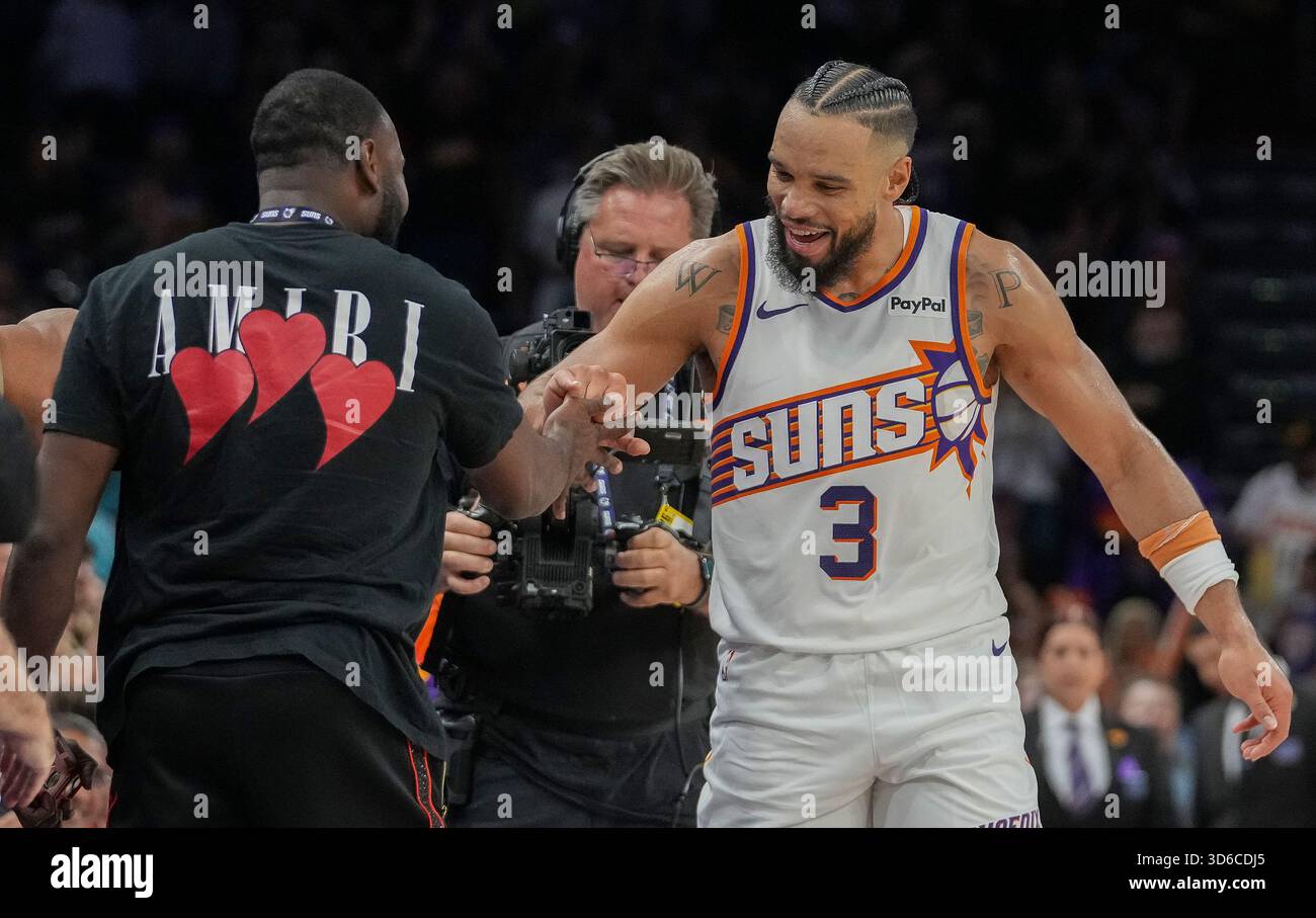 Phoenix Suns forward Dillon Brooks (3) during of an NBA basketball game ...