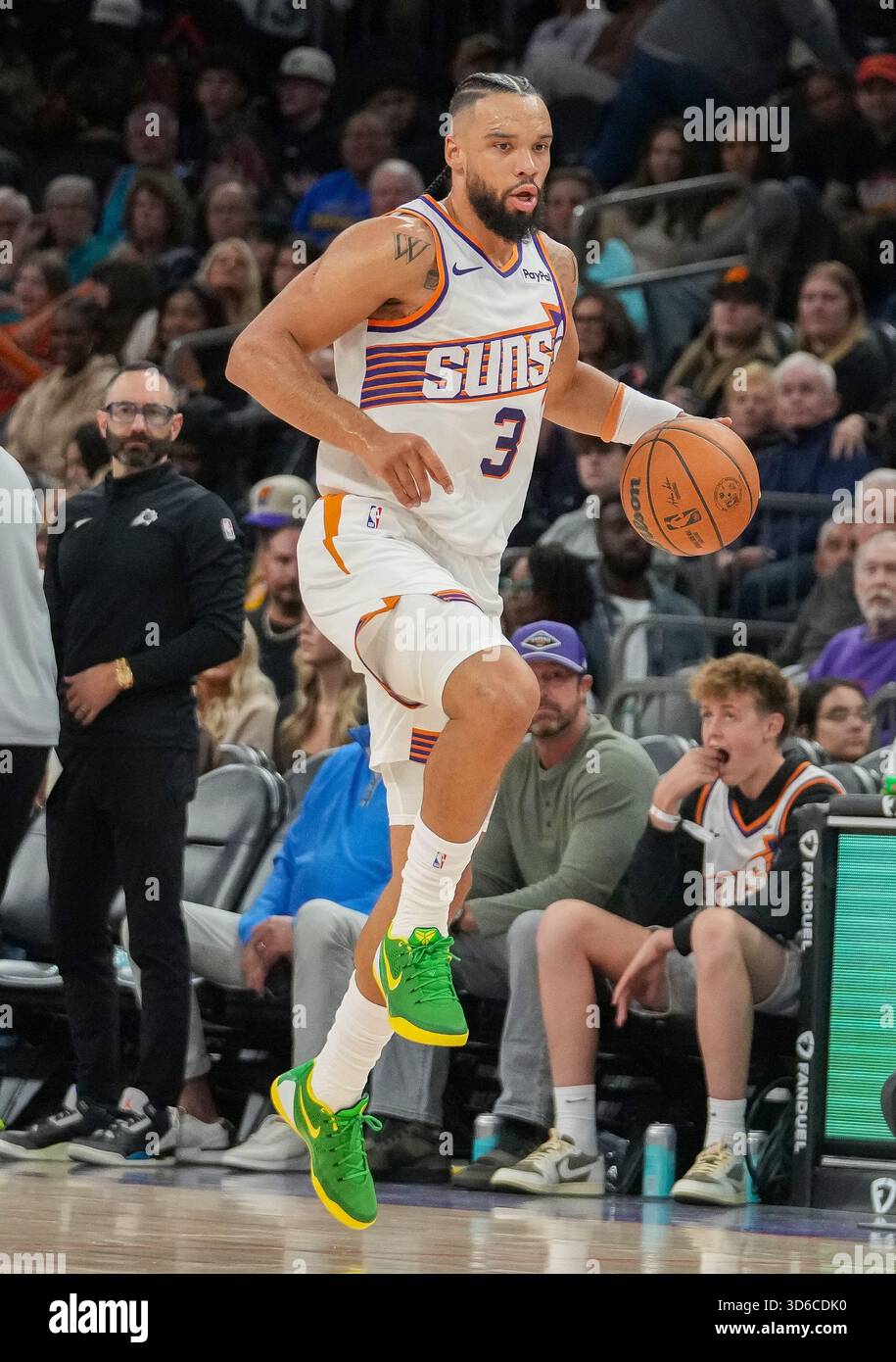 Phoenix Suns forward Dillon Brooks (3) during of an NBA basketball game ...