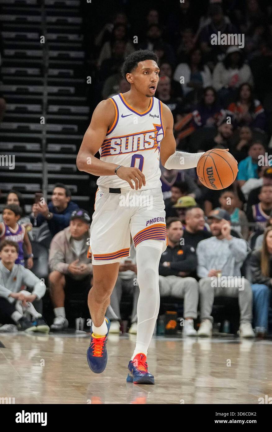 Phoenix Suns forward Ryan Dunn (0) during of an NBA basketball game ...