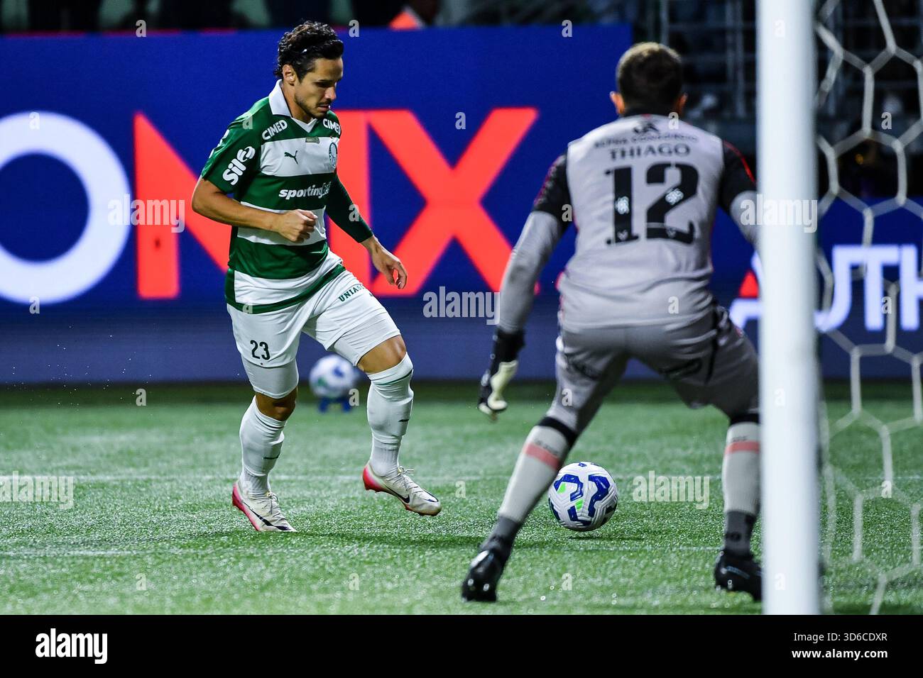Raphael Veiga of Palmeiras during the game between Palmeiras and ...