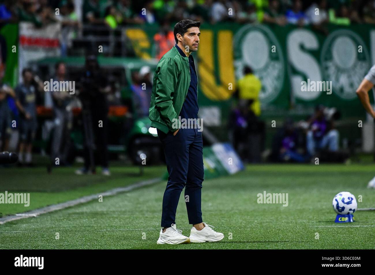 Abel Ferreira, Palmeiras' coach, during the match between Palmeiras and ...