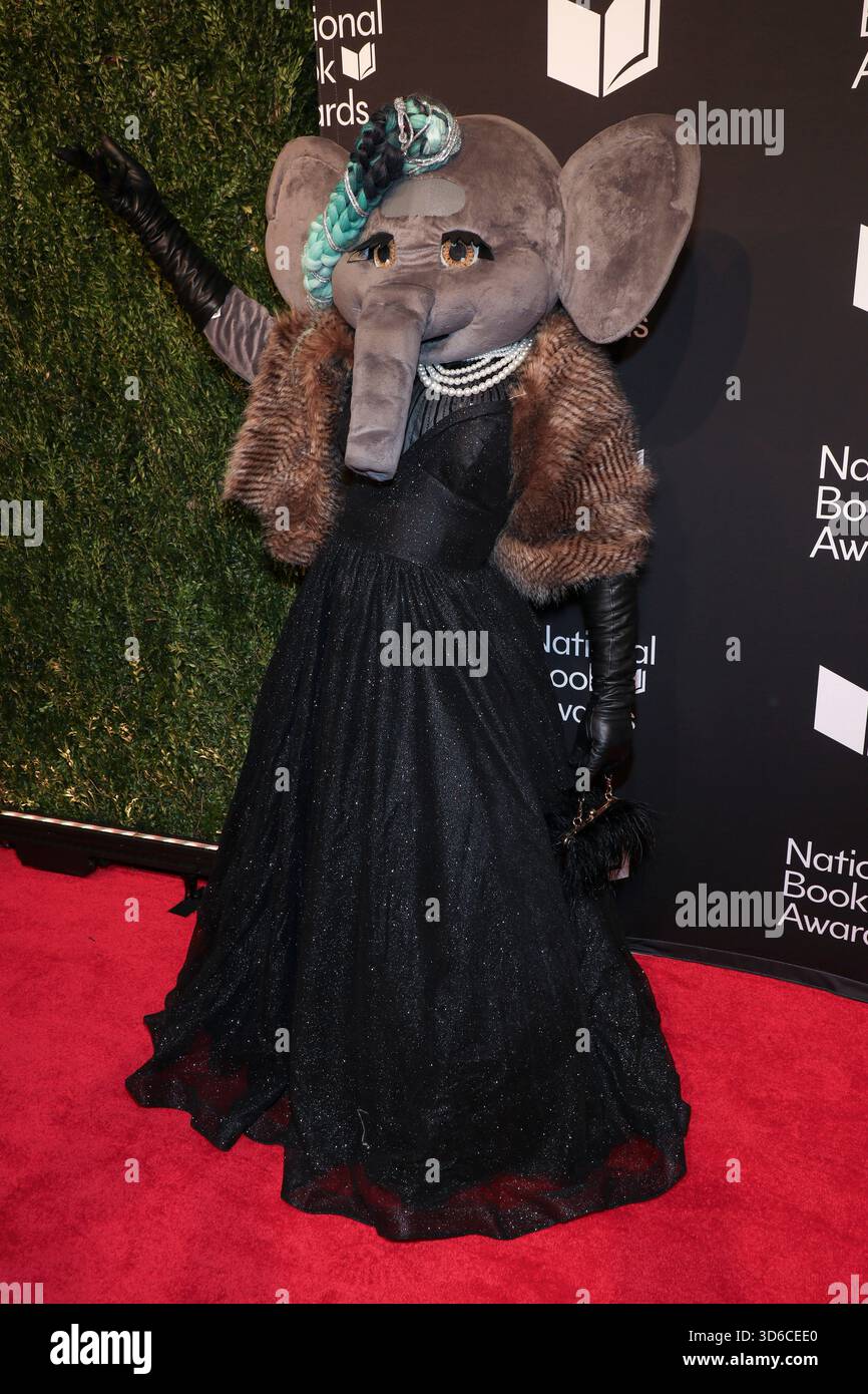 New York Liberty mascot Ellie the Elephant attends the 76th National ...