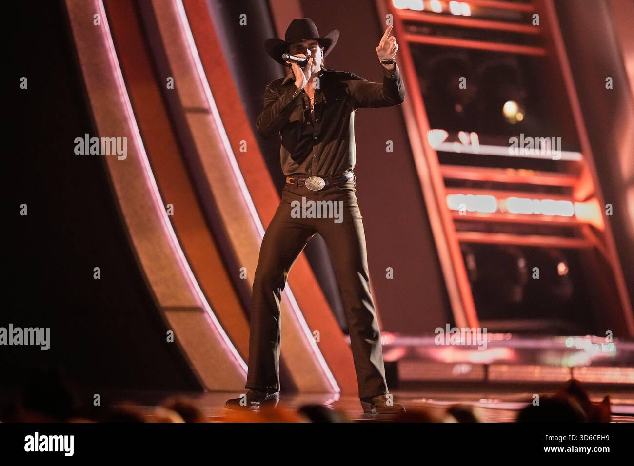 Tucker Wetmore performs "Wind Up Missin' You" during the 59th Annual ...