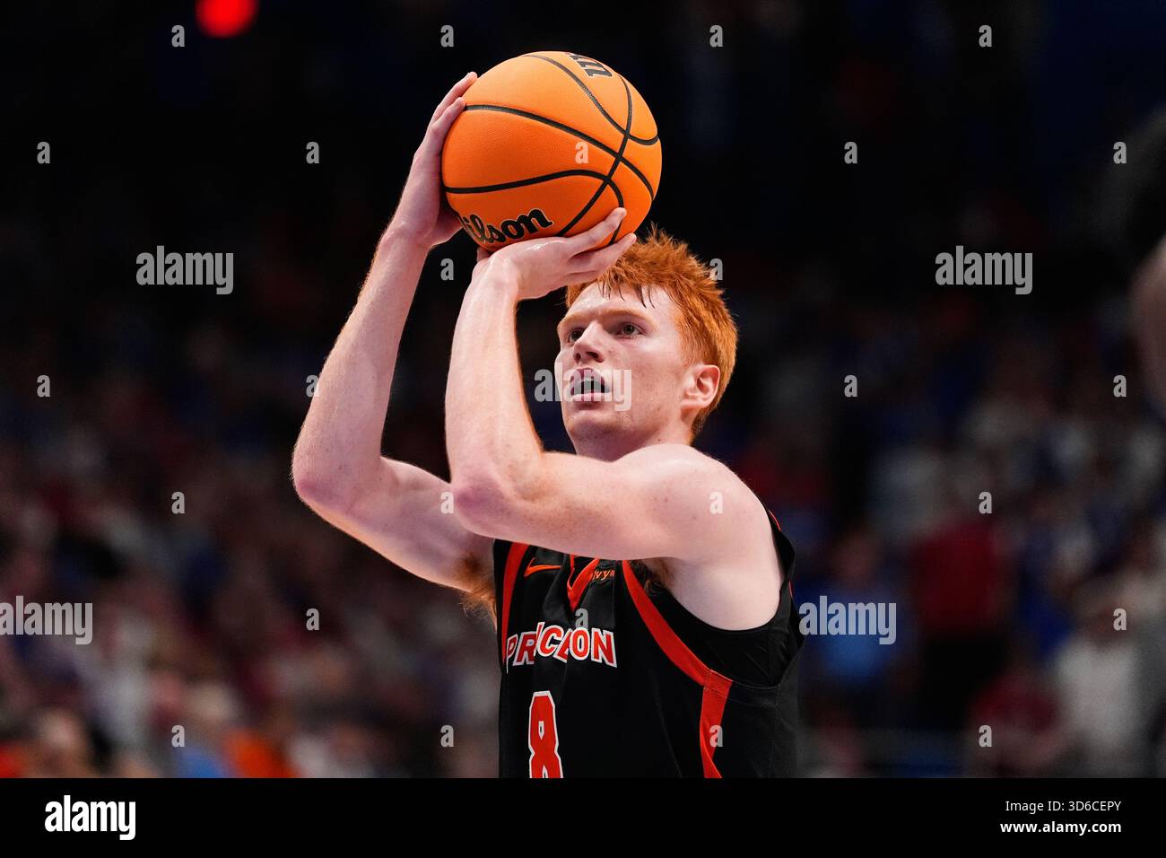 Princeton guard Landon Clark shoots during the second half of an NCAA ...