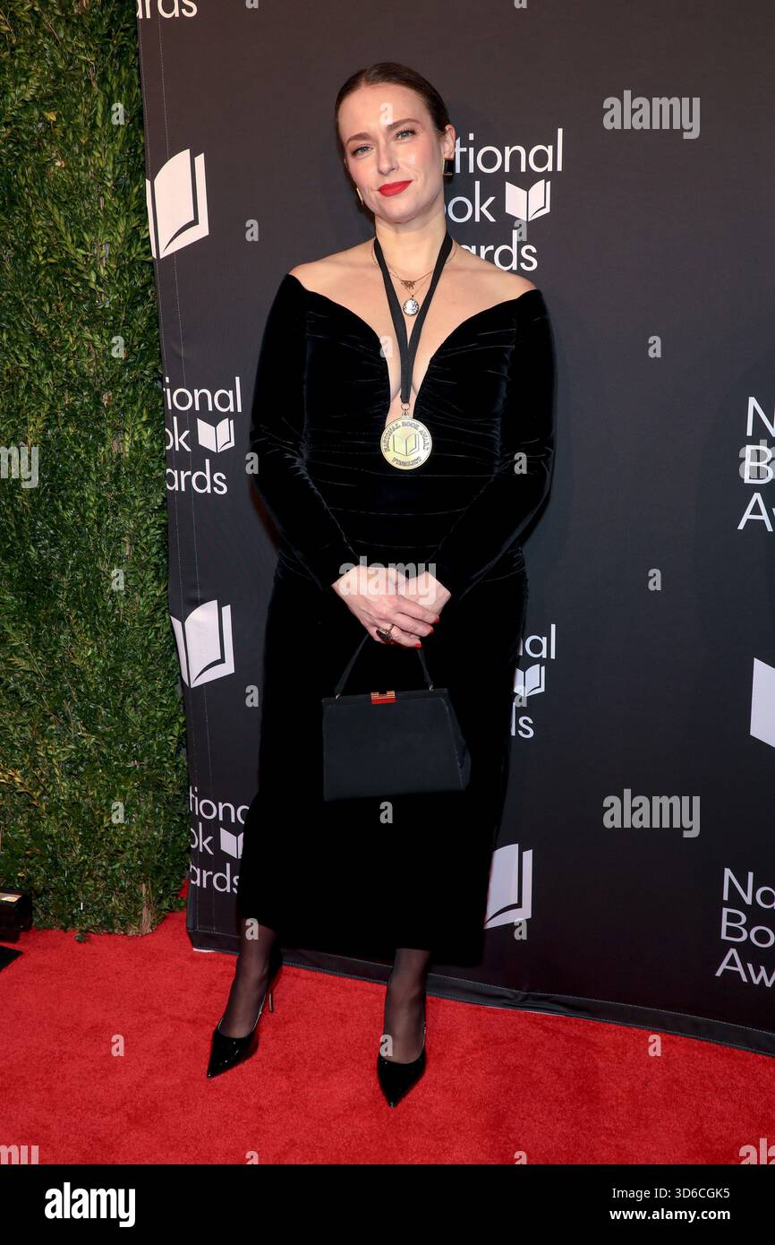 Author Julia Ioffe attends the 76th National Book Awards ceremony at ...