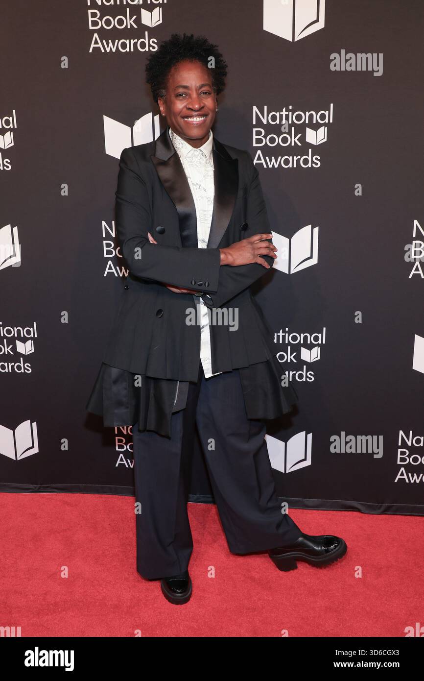Author Jacqueline Woodson attends the 76th National Book Awards ...