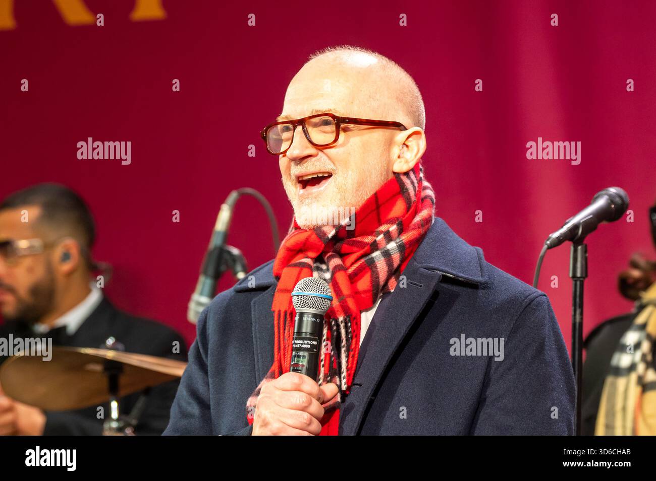 NEW YORK, NEW YORK - NOVEMBER 19: Burberry's CEO Joshua Schulman speaks ...