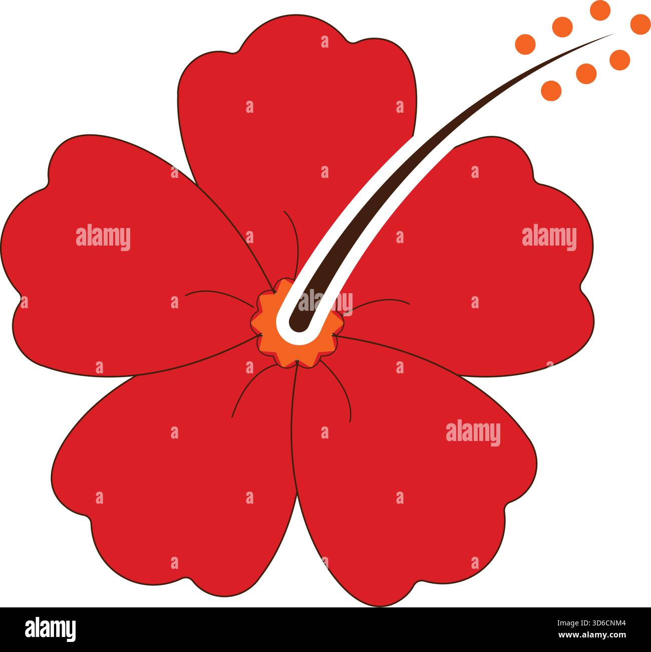 China mallow Stock Vector Images - Alamy