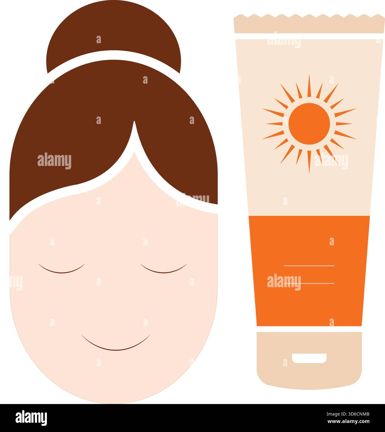 Uv protection icon sunscreen Cut Out Stock Images & Pictures - Alamy