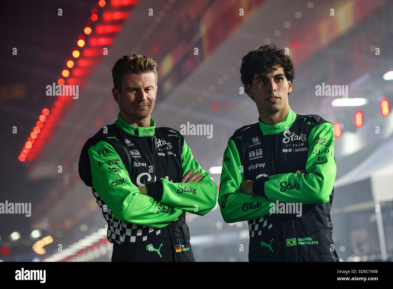 Paradise, Etats Unis. 20th Nov, 2025. Stake F1 Team Kick special livery ...
