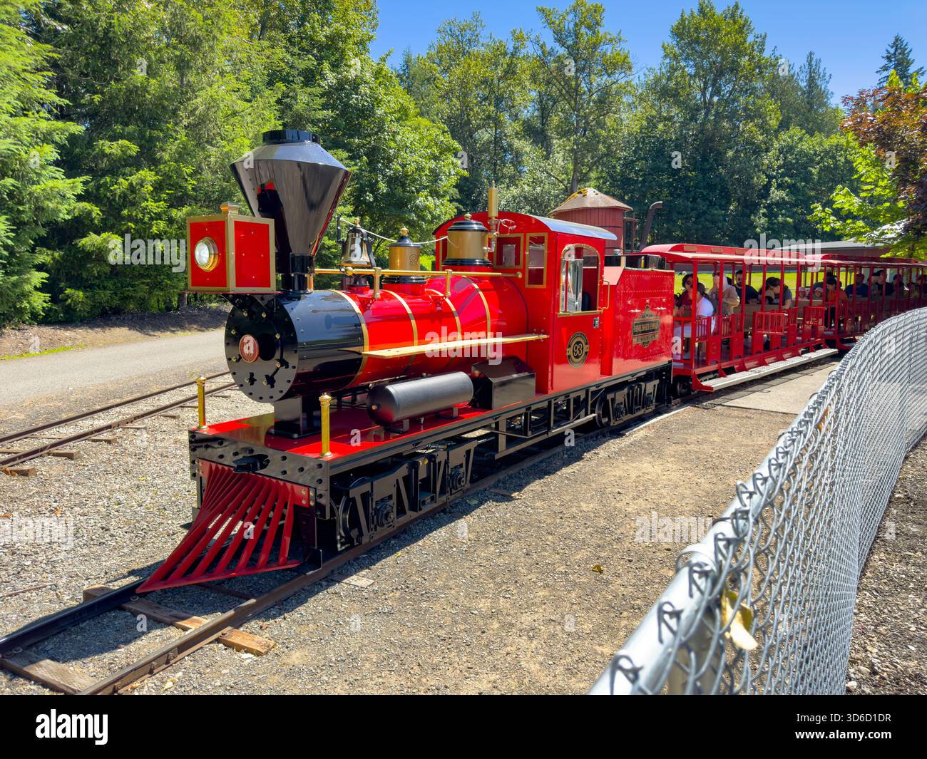 Carnation, Washington, United States - 07-01-2023: A view of the Steam ...