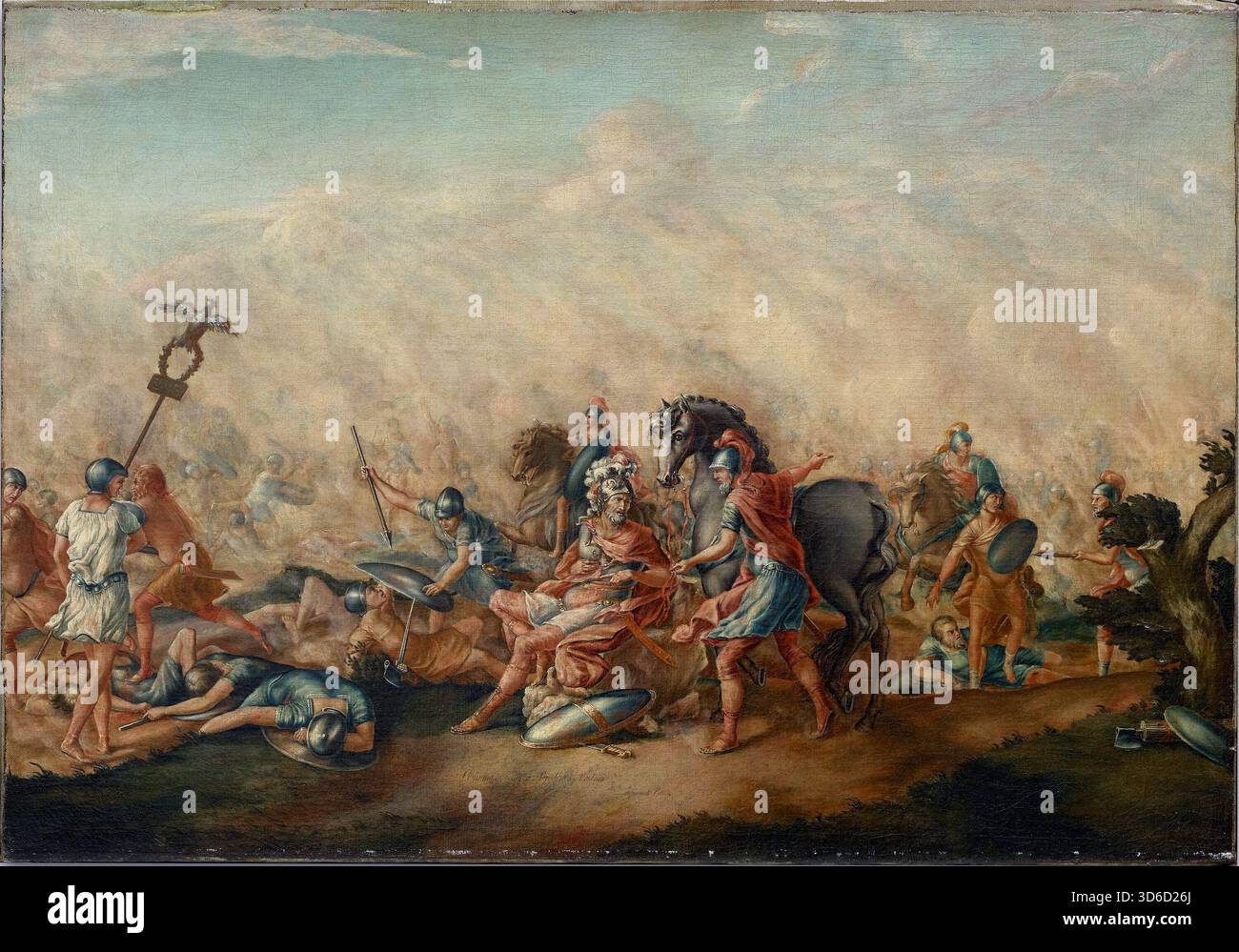 "The Death of Paulus Aemilius at the Battle of Cannae (1773). John ...