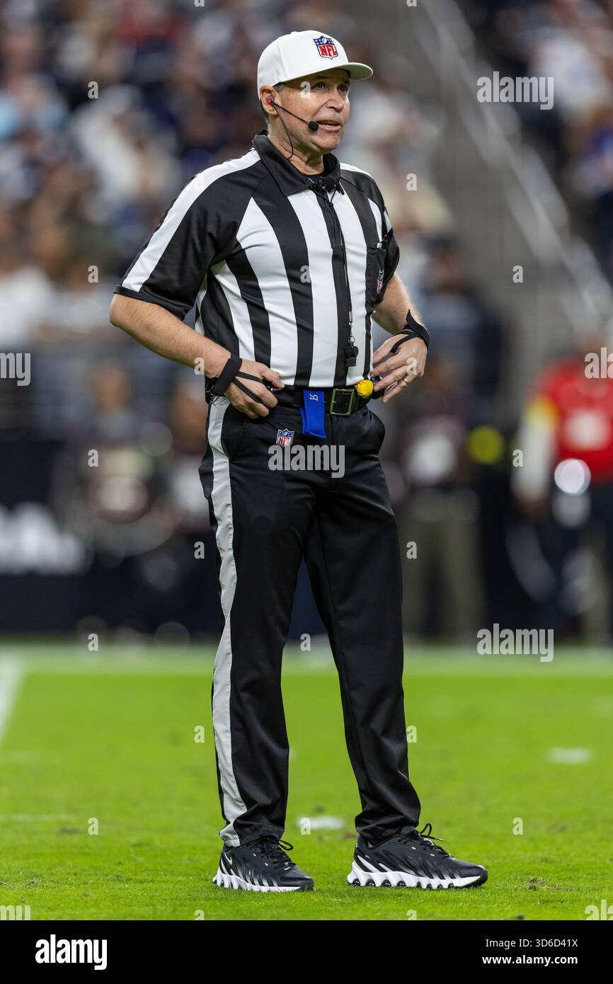 NFL referee Brad Allen (122) officiates the NFL football game between ...