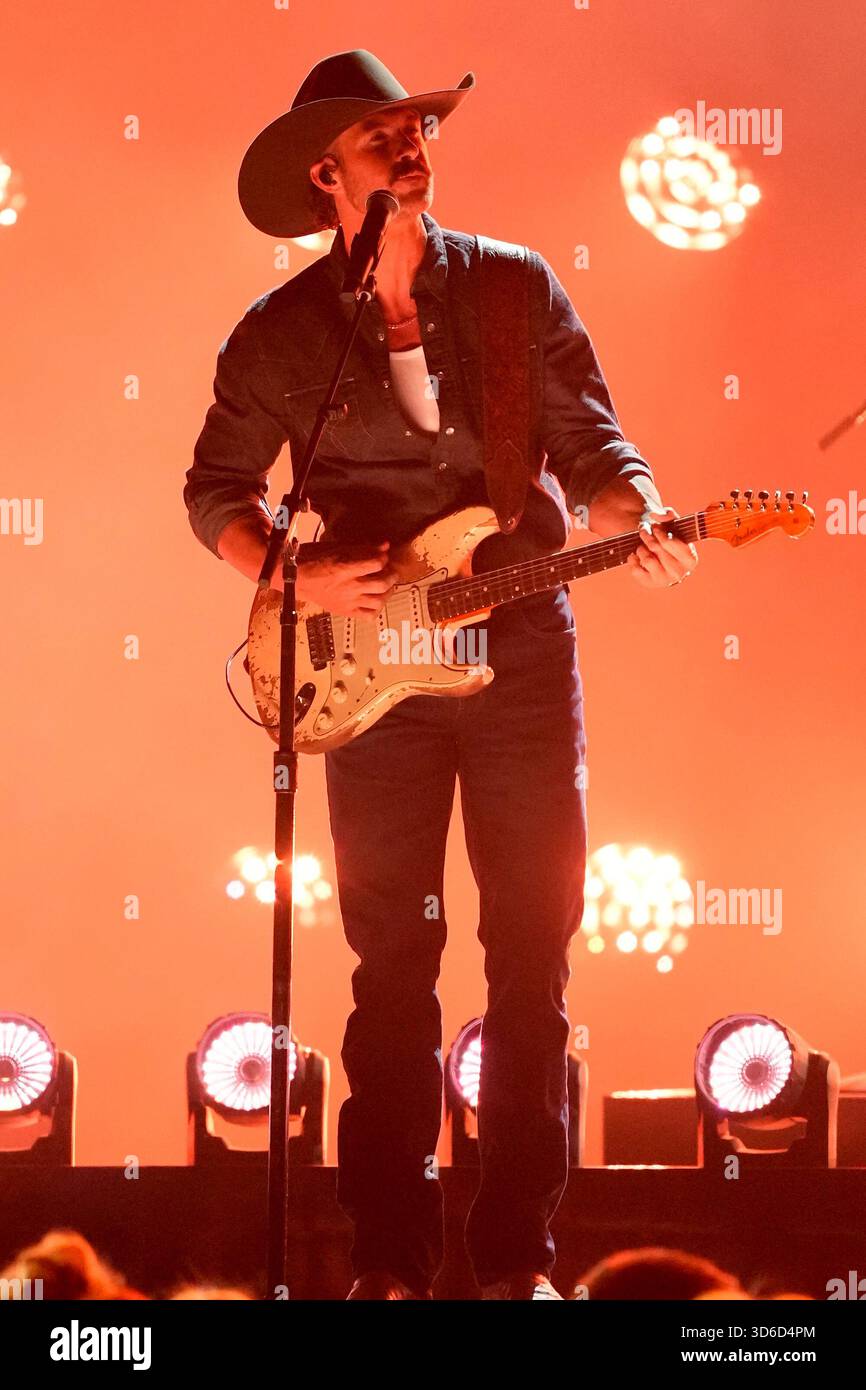 19 November 2025 - Nashville, Tennessee - Riley Green. 59th CMA Awards ...