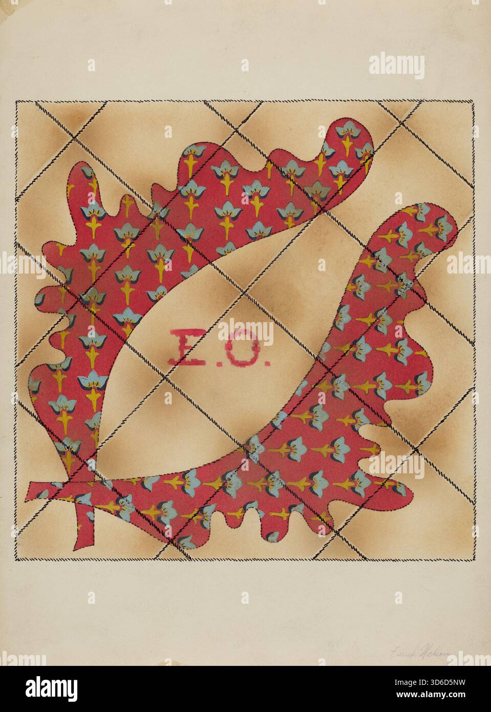 Quilt (c. 1936). Frank Nelson Stock Photo - Alamy