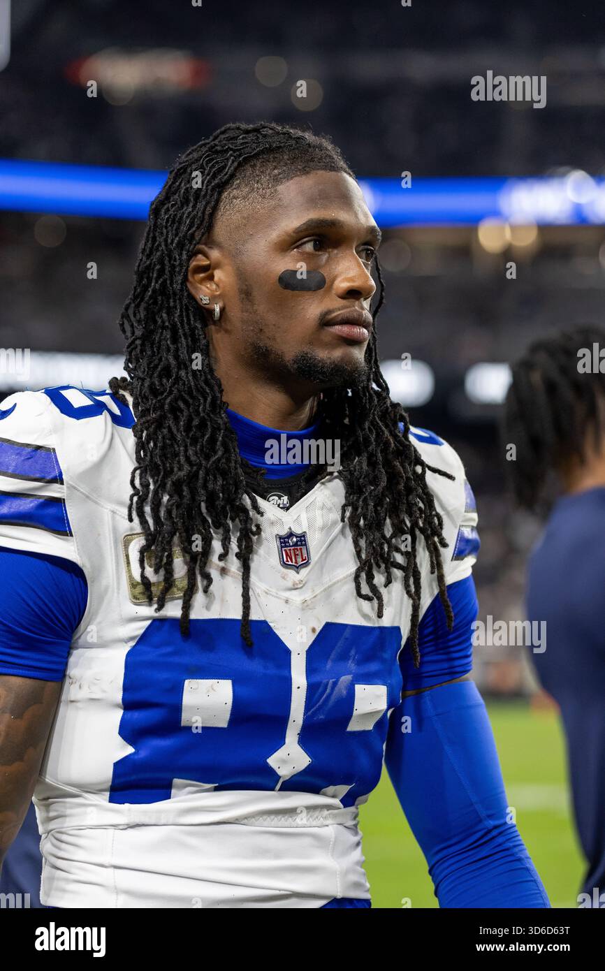 Dallas Cowboys wide receiver CeeDee Lamb (88) against the Las Vegas ...