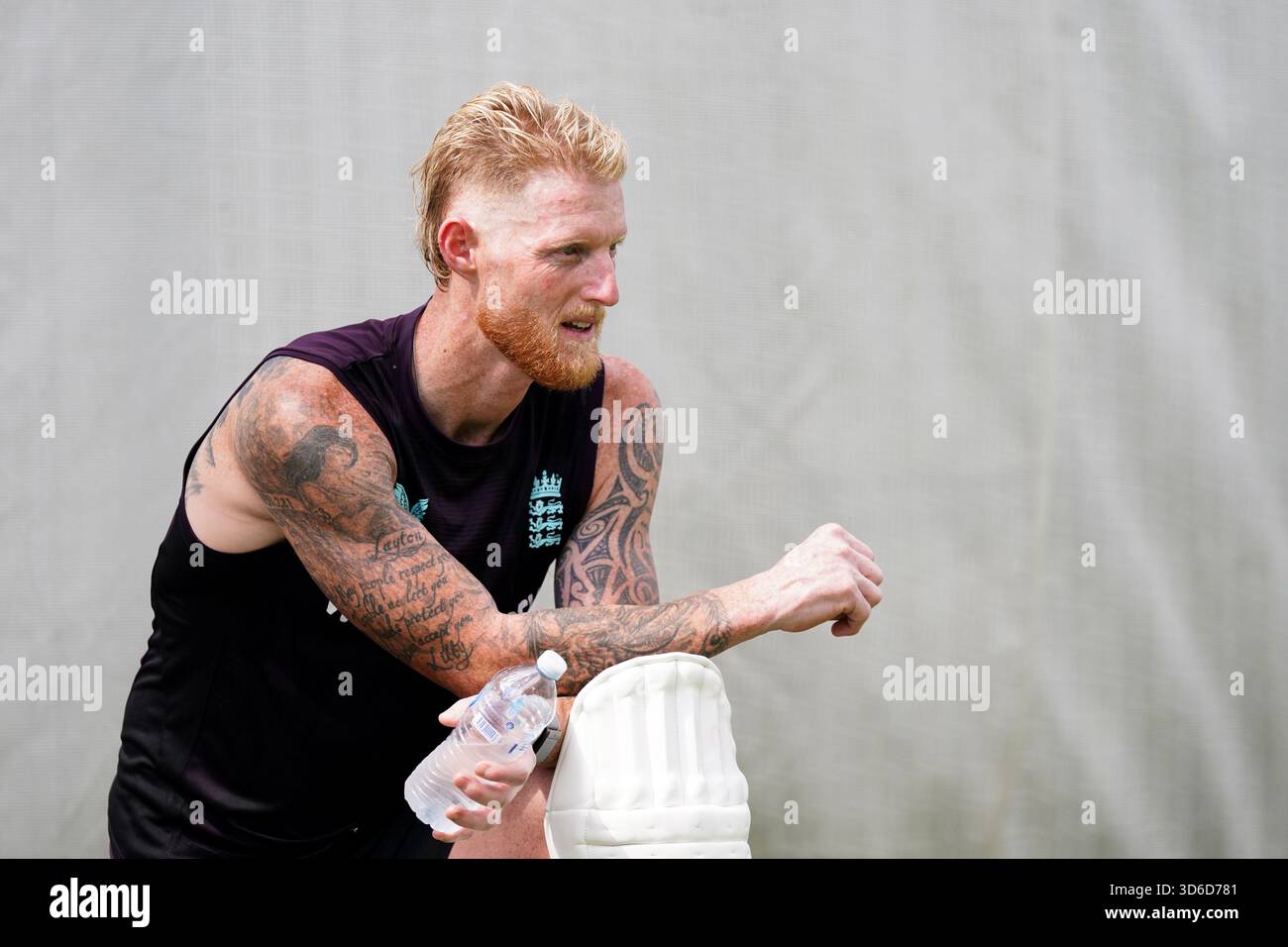 England’s Ben Stokes during a nets session at the Optus Stadium, Perth ...