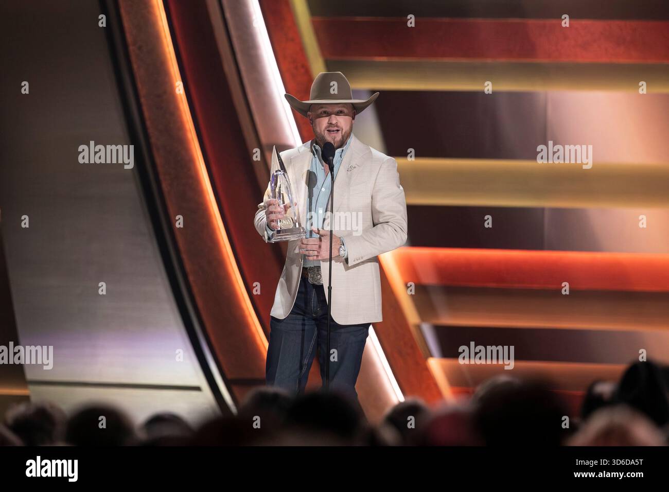 Cody Johnson wins Male Vocalist of the Year during the “The 59th Annual ...