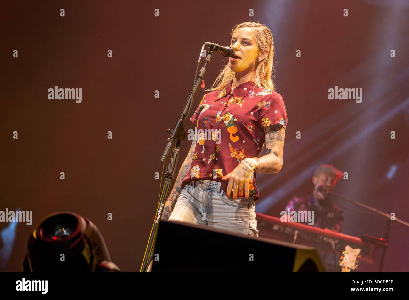 Gin Wigmore sings on stage during the Music Concert Beautiful Mess ...