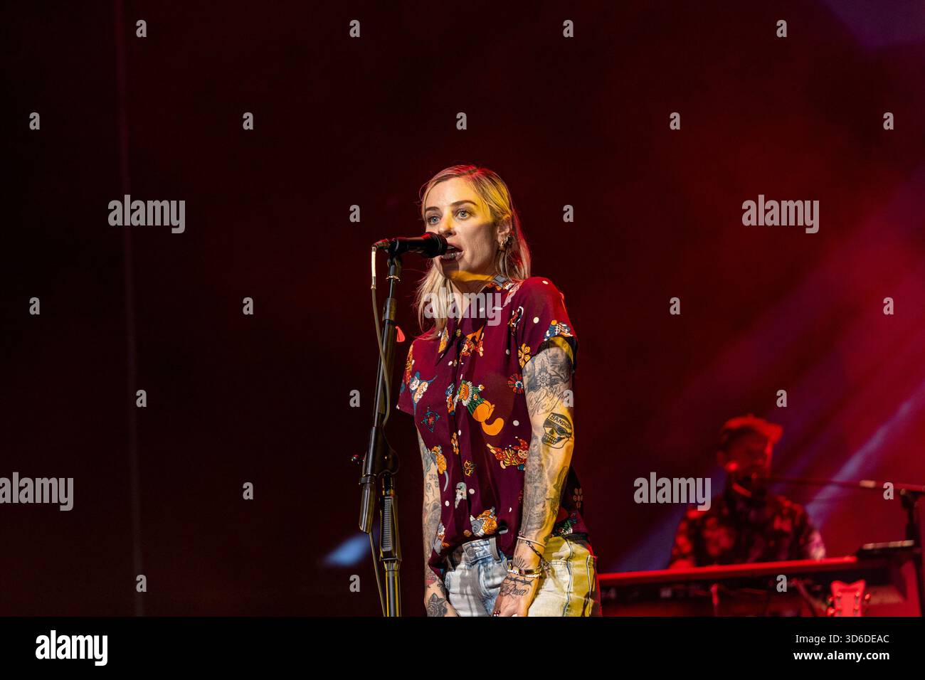 Gin Wigmore sings on stage during the Music Concert Beautiful Mess ...