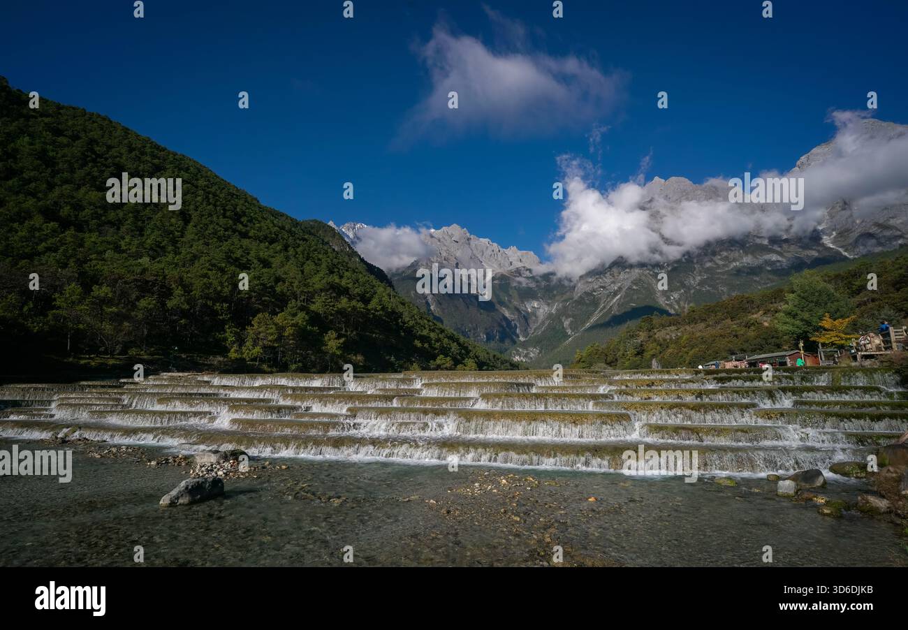 Lijiang, China - October 14th, 2025: The scenic view of Blue Moon ...