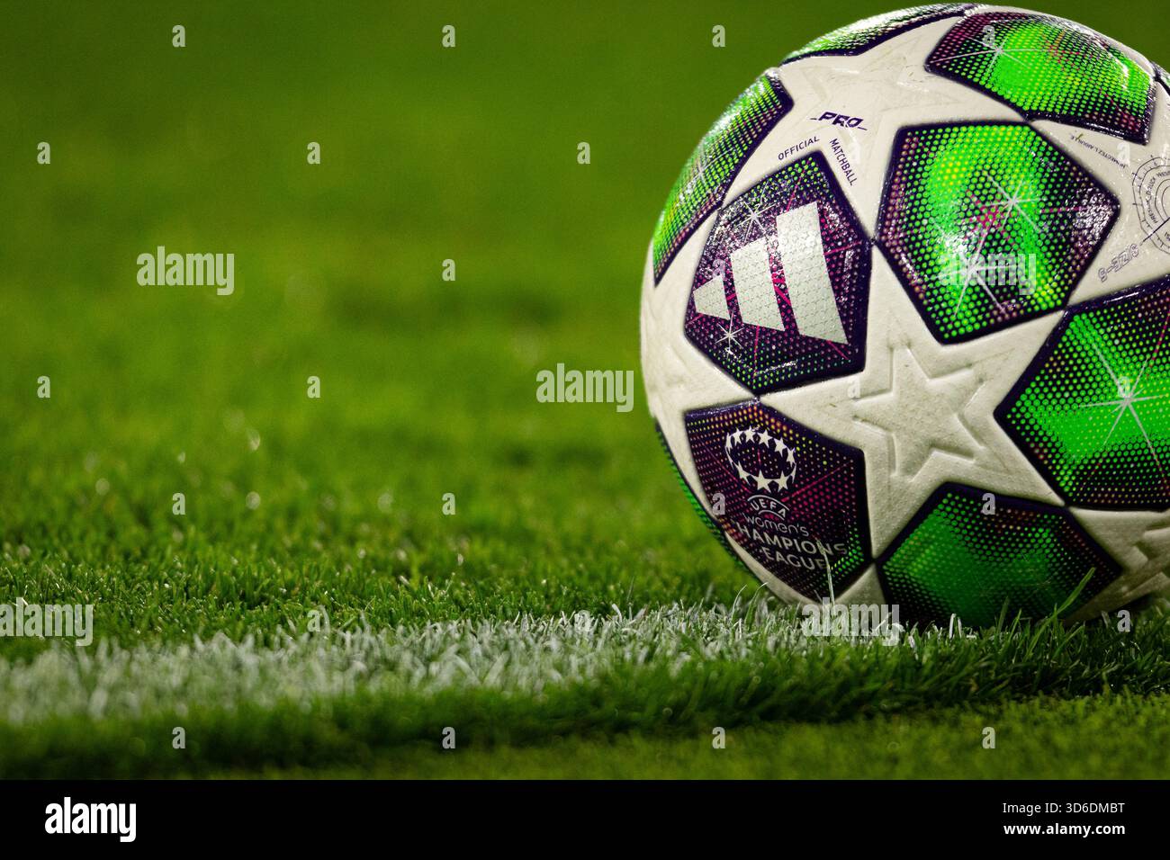 Wolfsburg, Germany. 19th, November 2025. The official UWCL match ball ...