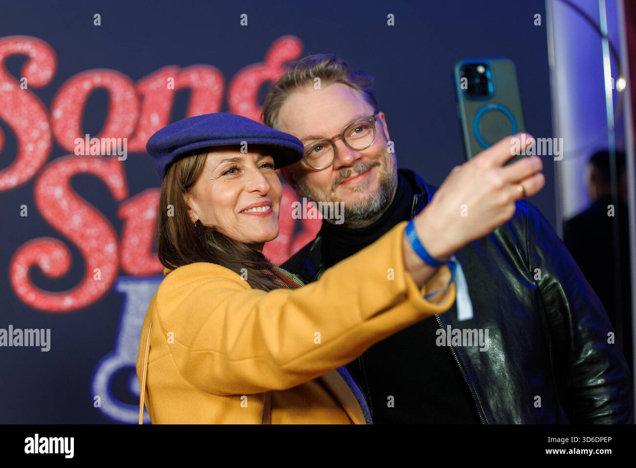Ulrike Frank and Marc Schubring at the European premiere of the feature ...