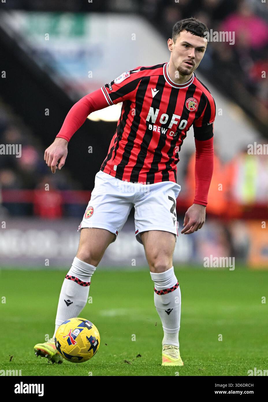 Walsall's Connor Barrett during the Sky Bet League Two match at the ...