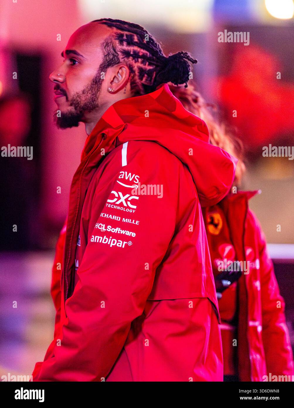 November 19 2025 Las Vegas NV, U.S.A. Ferrari driver Lewis Hamilton (44 ...