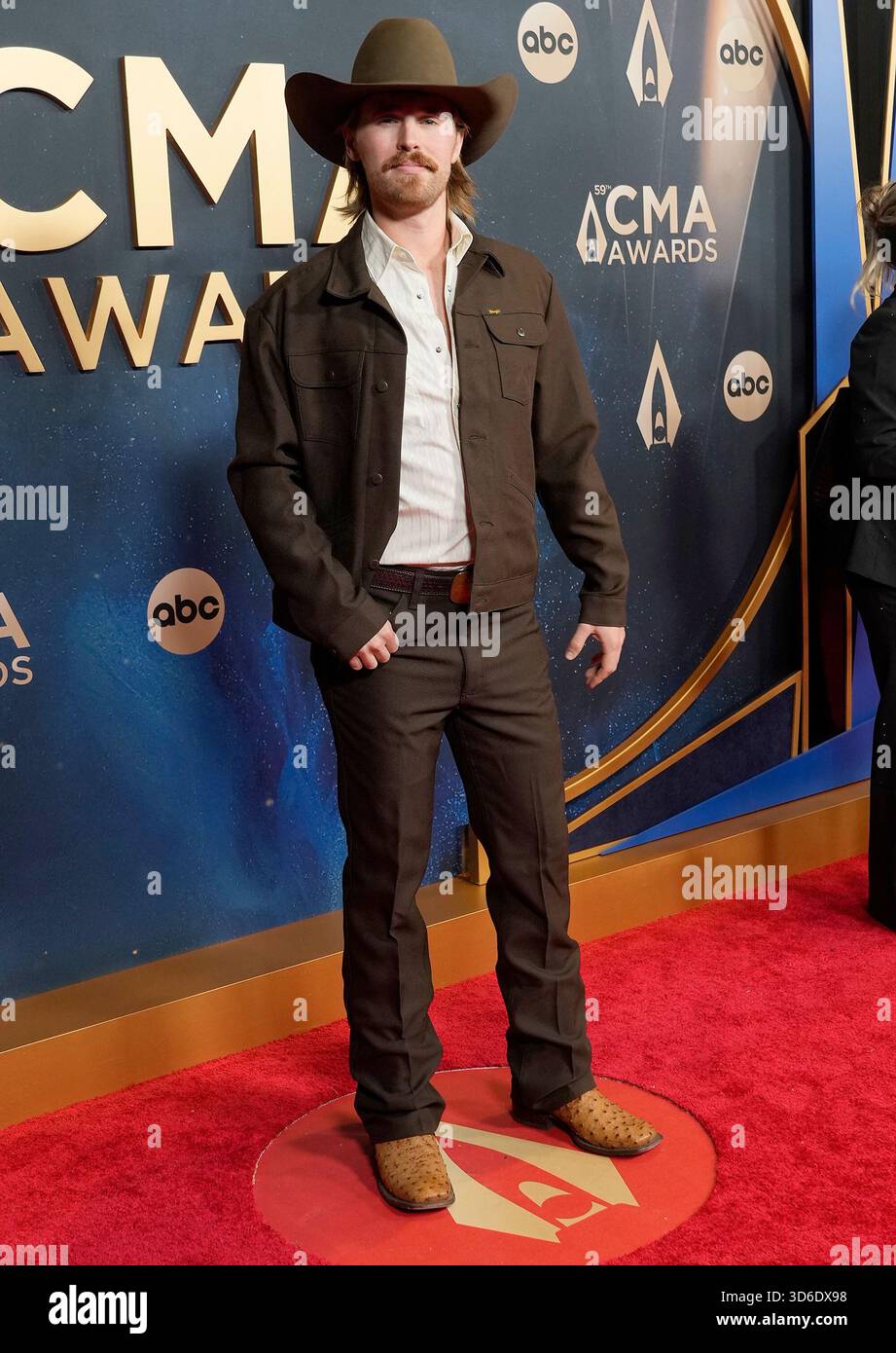 19 November 2025 - Nashville, Tennessee - Will Bundy. 59th CMA Awards ...