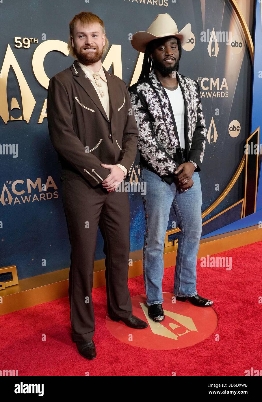 19 November 2025 - Nashville, Tennessee - Kevin Powers, Shaboozey. 59th ...