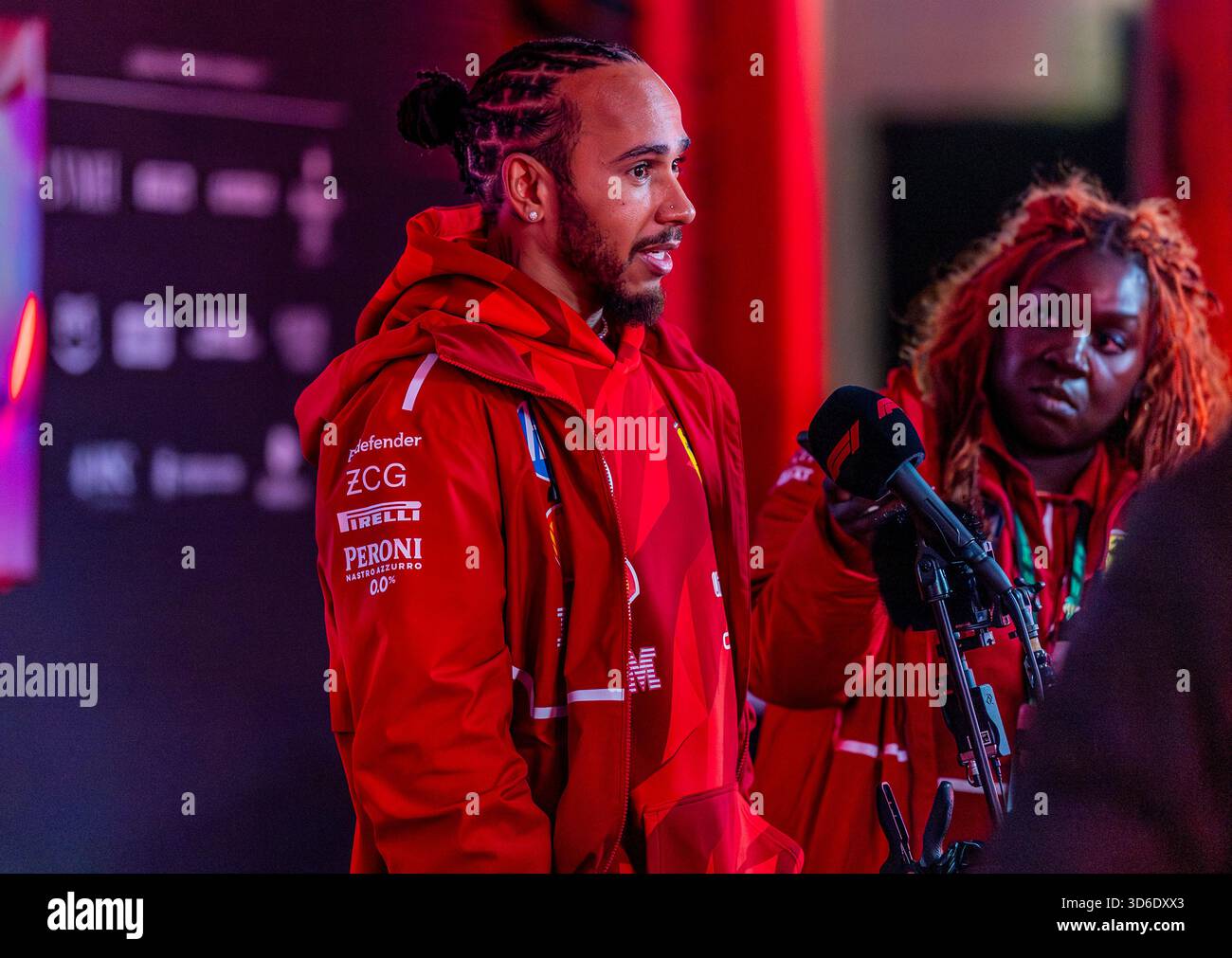 November 19 2025 Las Vegas NV, U.S.A. Ferrari driver Lewis Hamilton (44 ...