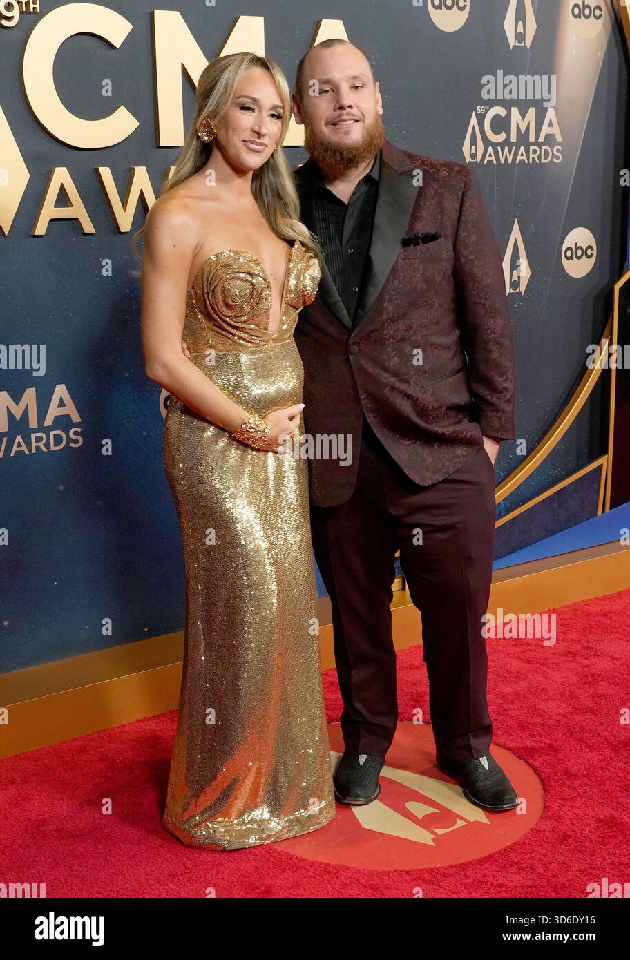 19 November 2025 - Nashville, Tennessee - Luke Combs, Nicole Hocking ...