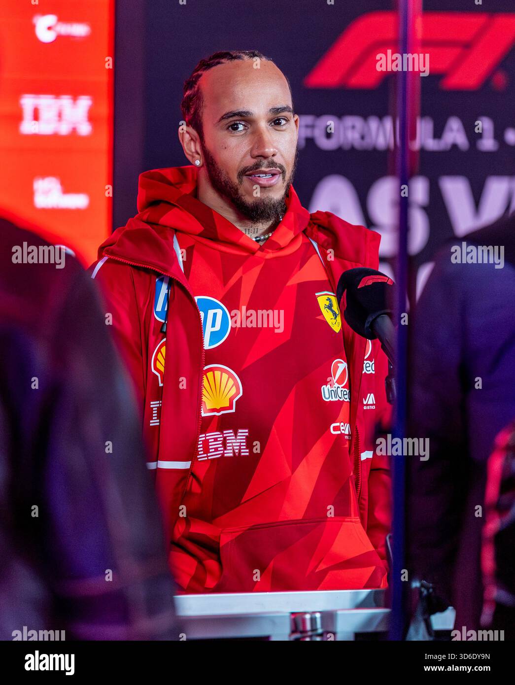 November 19 2025 Las Vegas NV, U.S.A. Ferrari driver Lewis Hamilton (44 ...