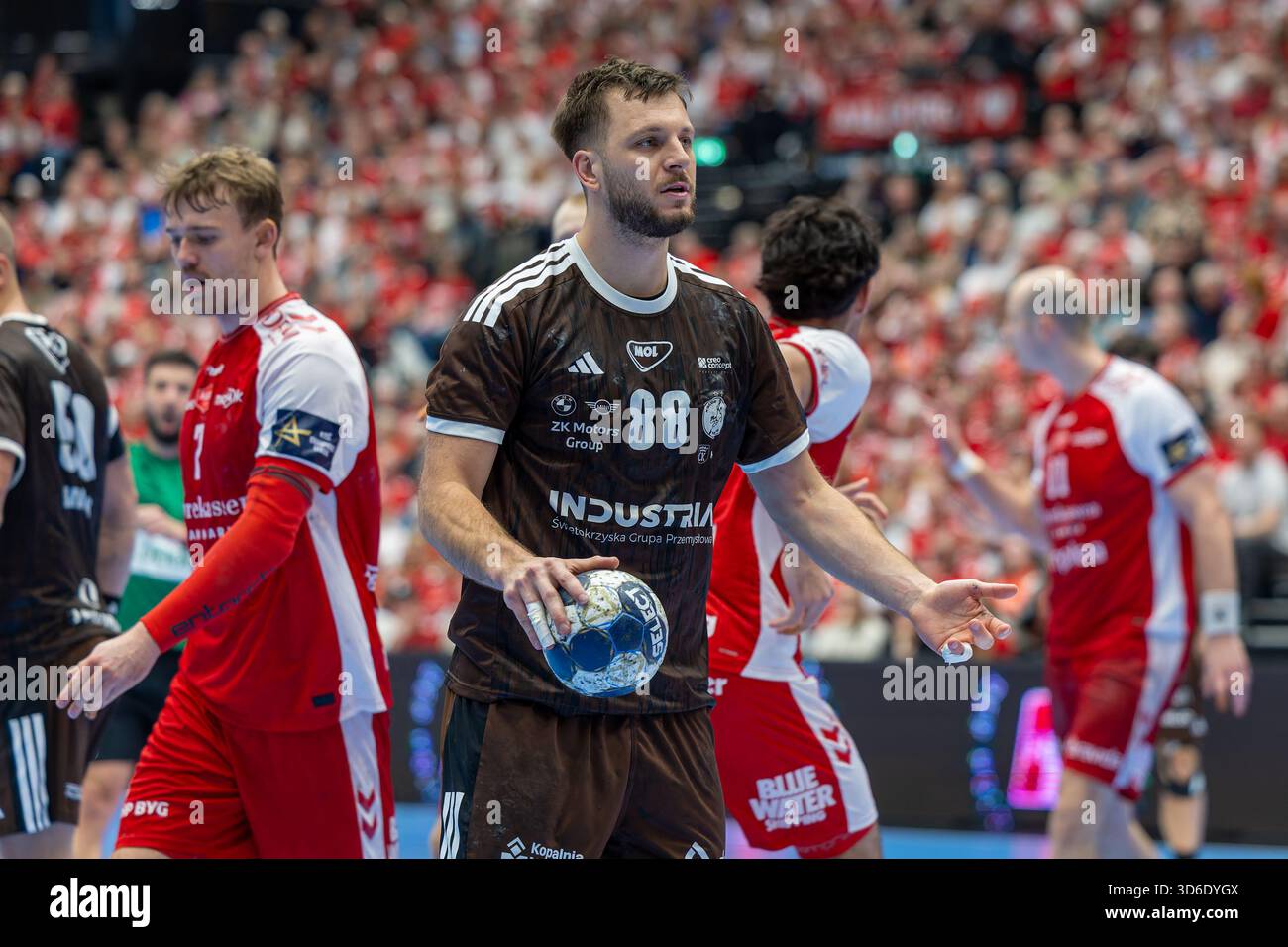Aalborg, Denmark. 19th, November 2025. Aleks Vlah (88) of Industria ...