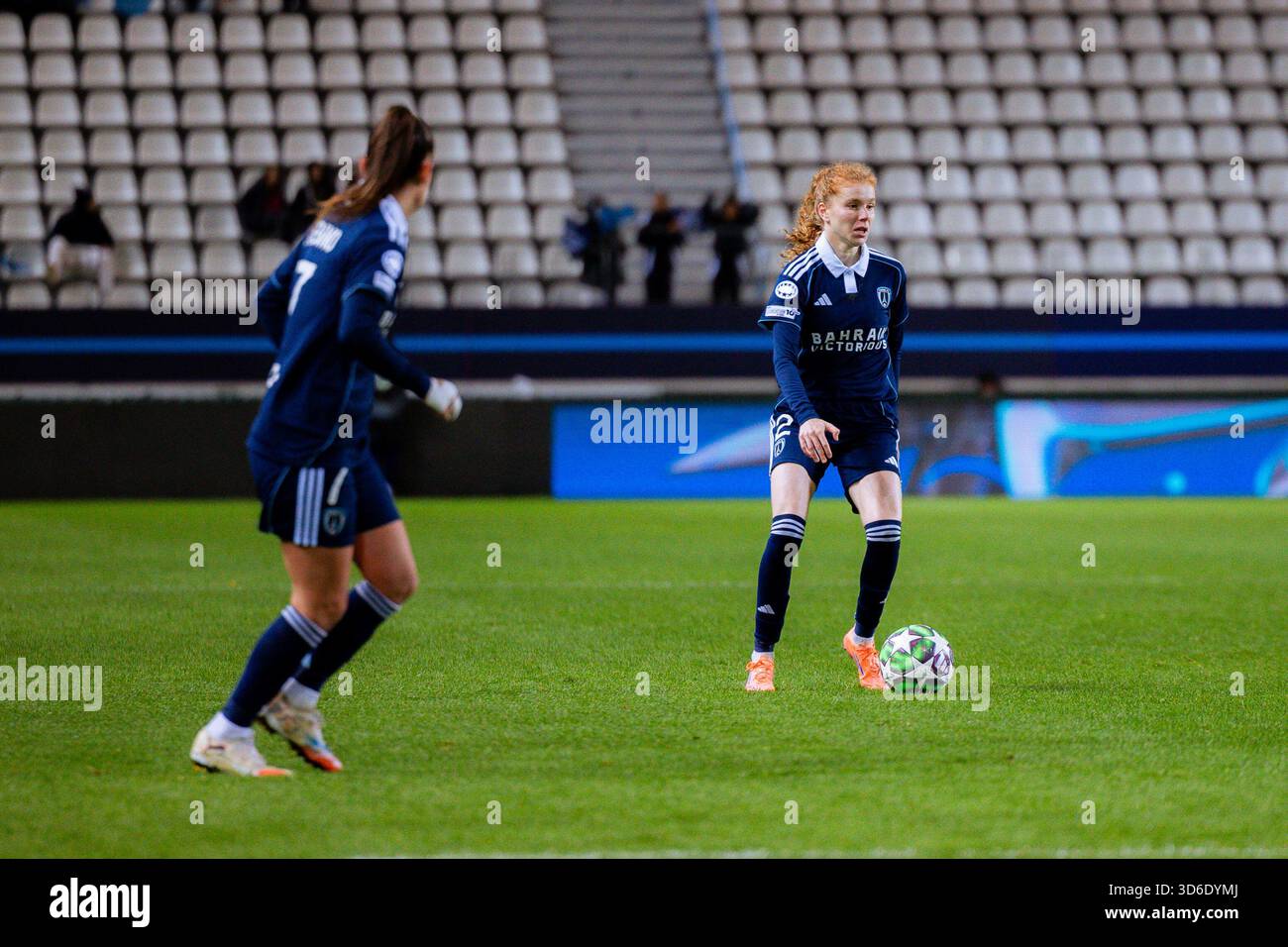 Celina Ould Hocine of Paris FC in action during the UEFA Womens ...