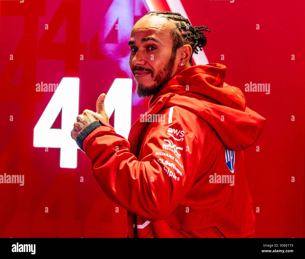 November 19 2025 Las Vegas NV, U.S.A. Ferrari driver Lewis Hamilton (44 ...