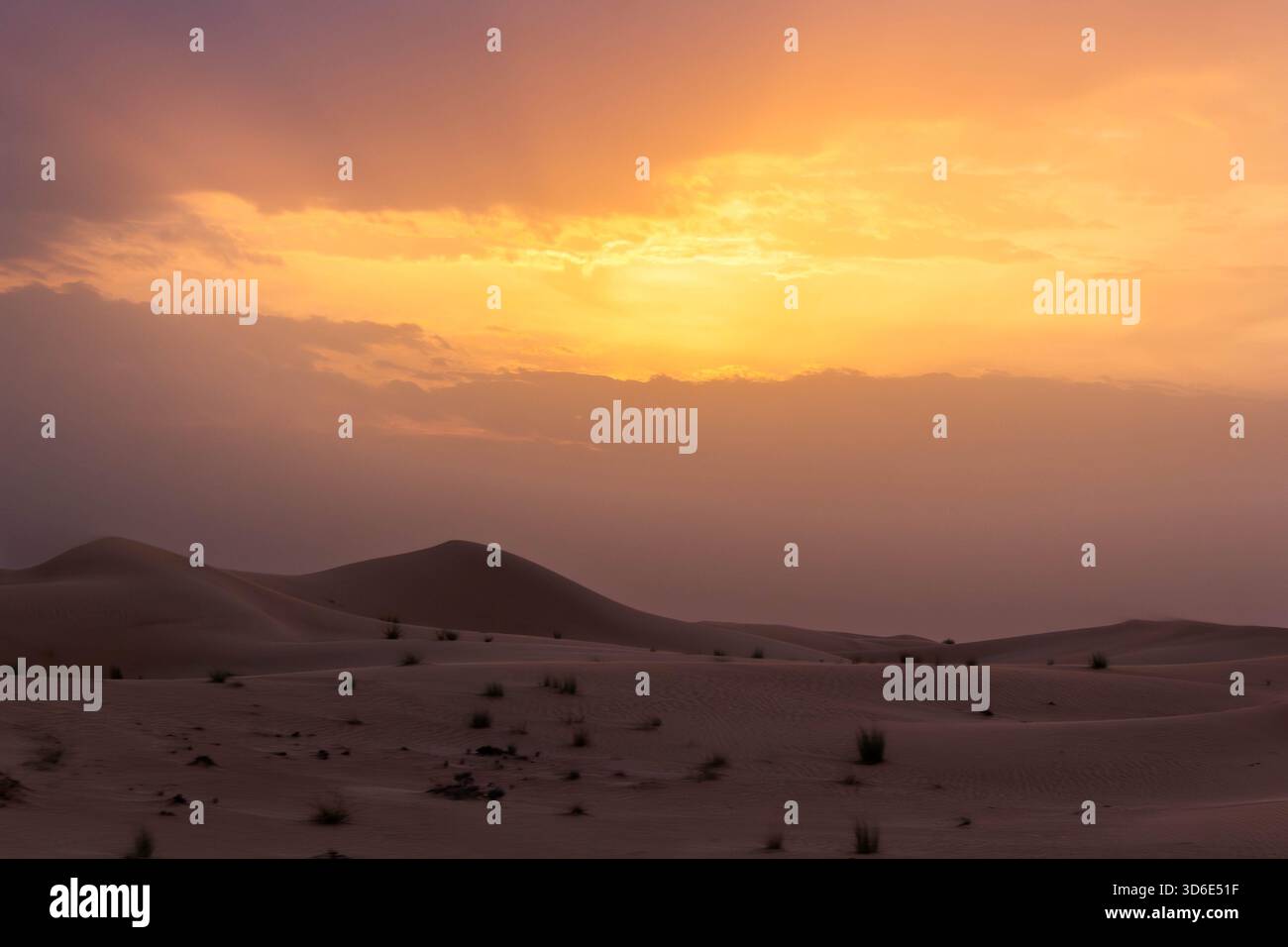 Serene twilight scene dubai hi-res stock photography and images - Alamy