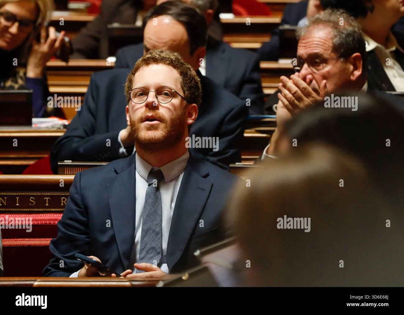 France’s junior Minister for civil service David Amiel during the ...