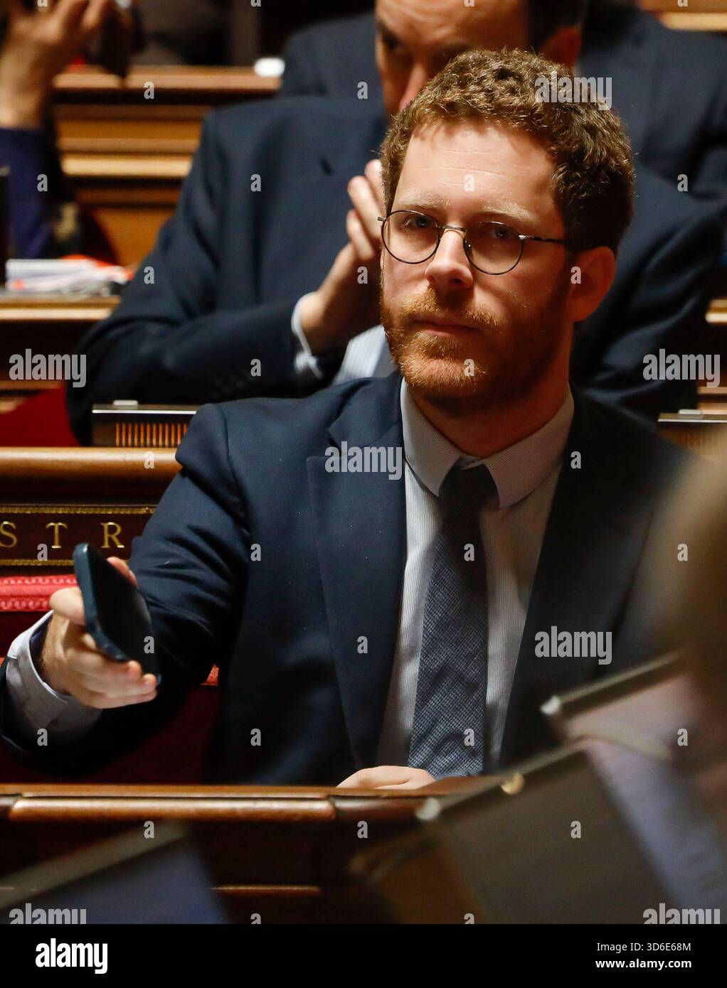 France’s junior Minister for civil service David Amiel during the ...