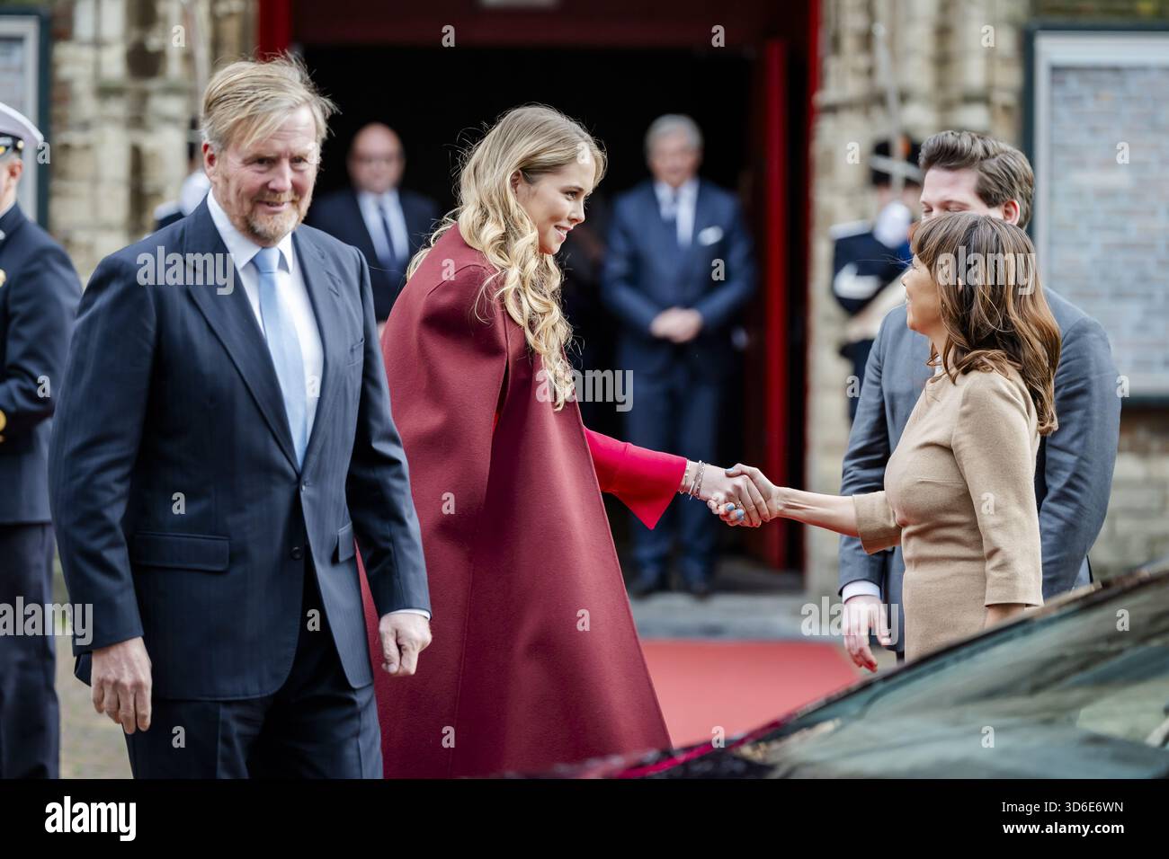 THE HAGUE – King Willem-Alexander and Princess Amalia leave the Grote ...