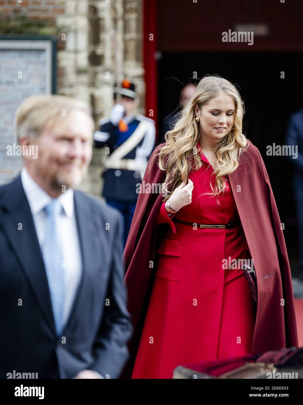 THE HAGUE – King Willem-Alexander and Princess Amalia leave the Grote ...
